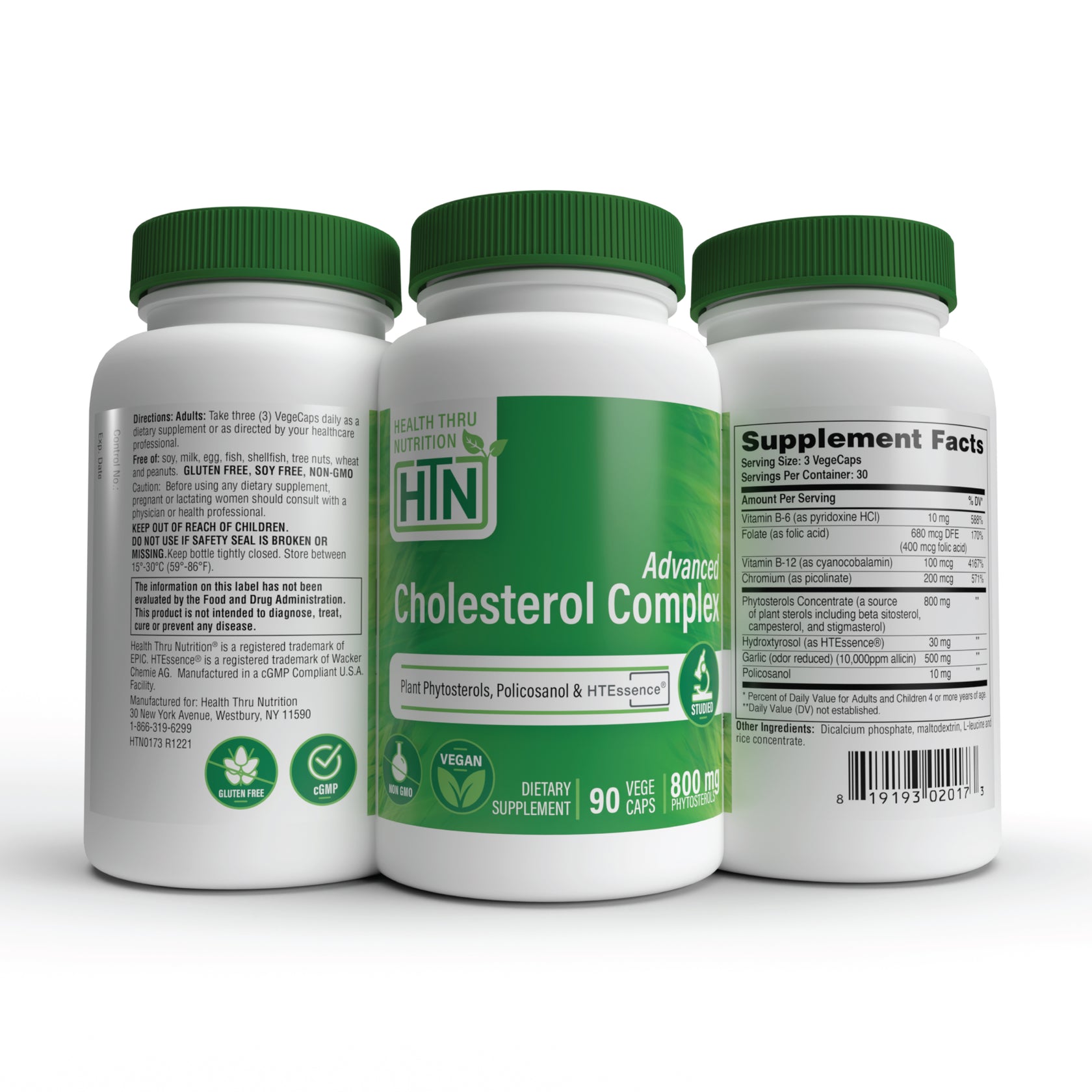 Advanced Cholesterol Complex 90 Vegecaps – Health Thru Nutrition