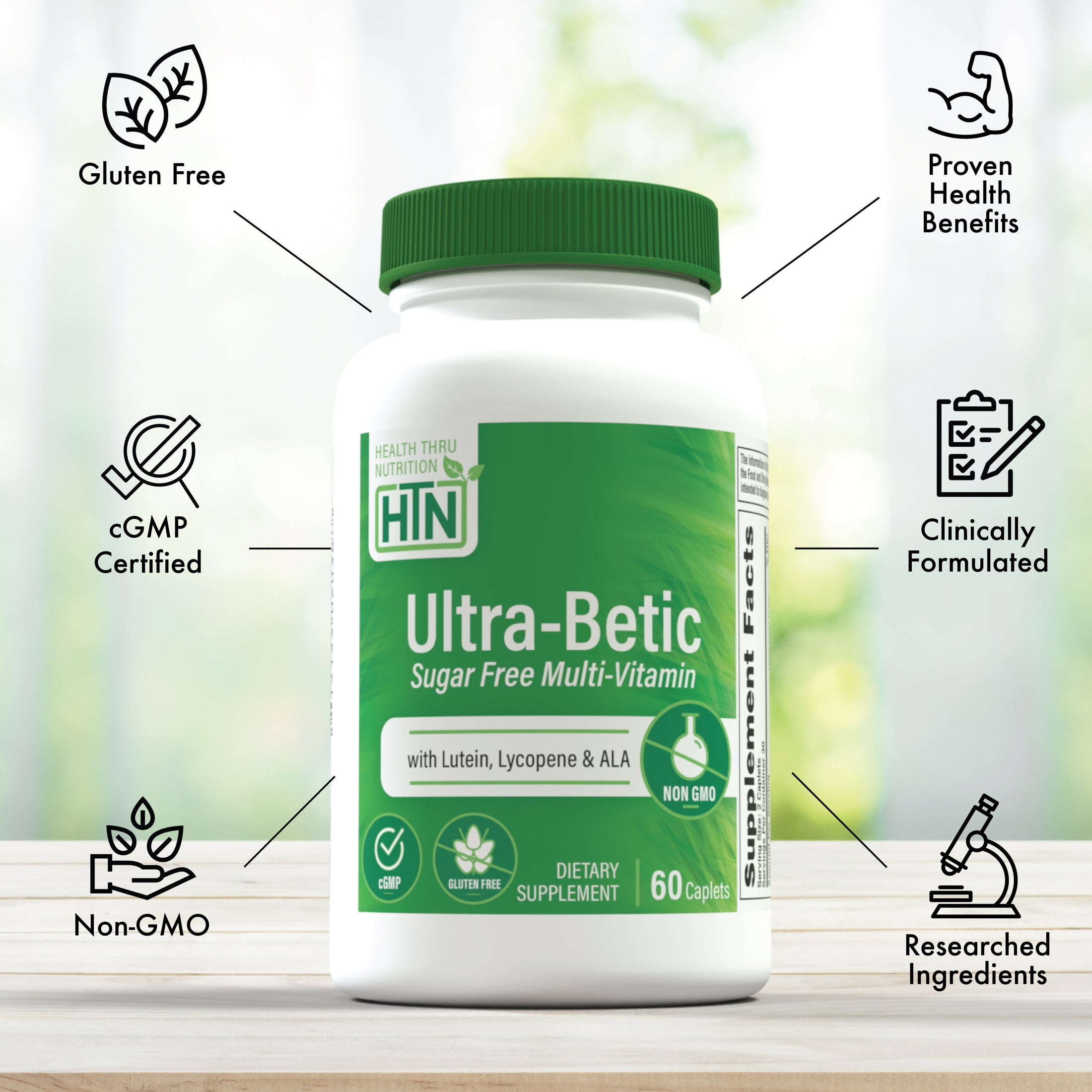 Ultra-Betic Complex - Diabetic Multi-Vitamin – Health Thru Nutrition